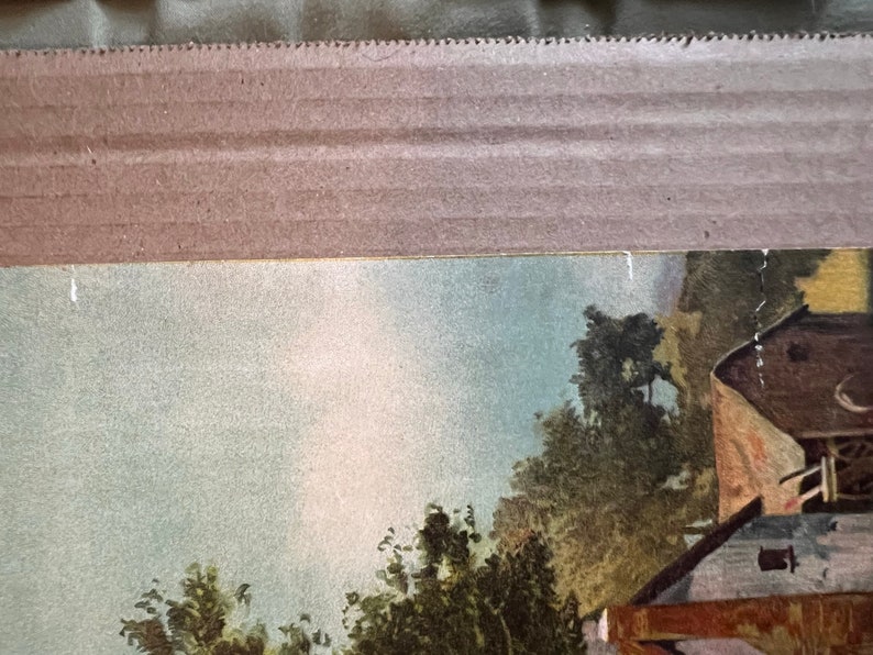 1911 James Lee, Chicago Ill. the Day is Done RARE FIND. 16x20 Beautiful ...