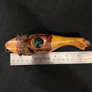 Unique, Carved Wood Fish Compass, Great Gift for a Fisherman - Etsy