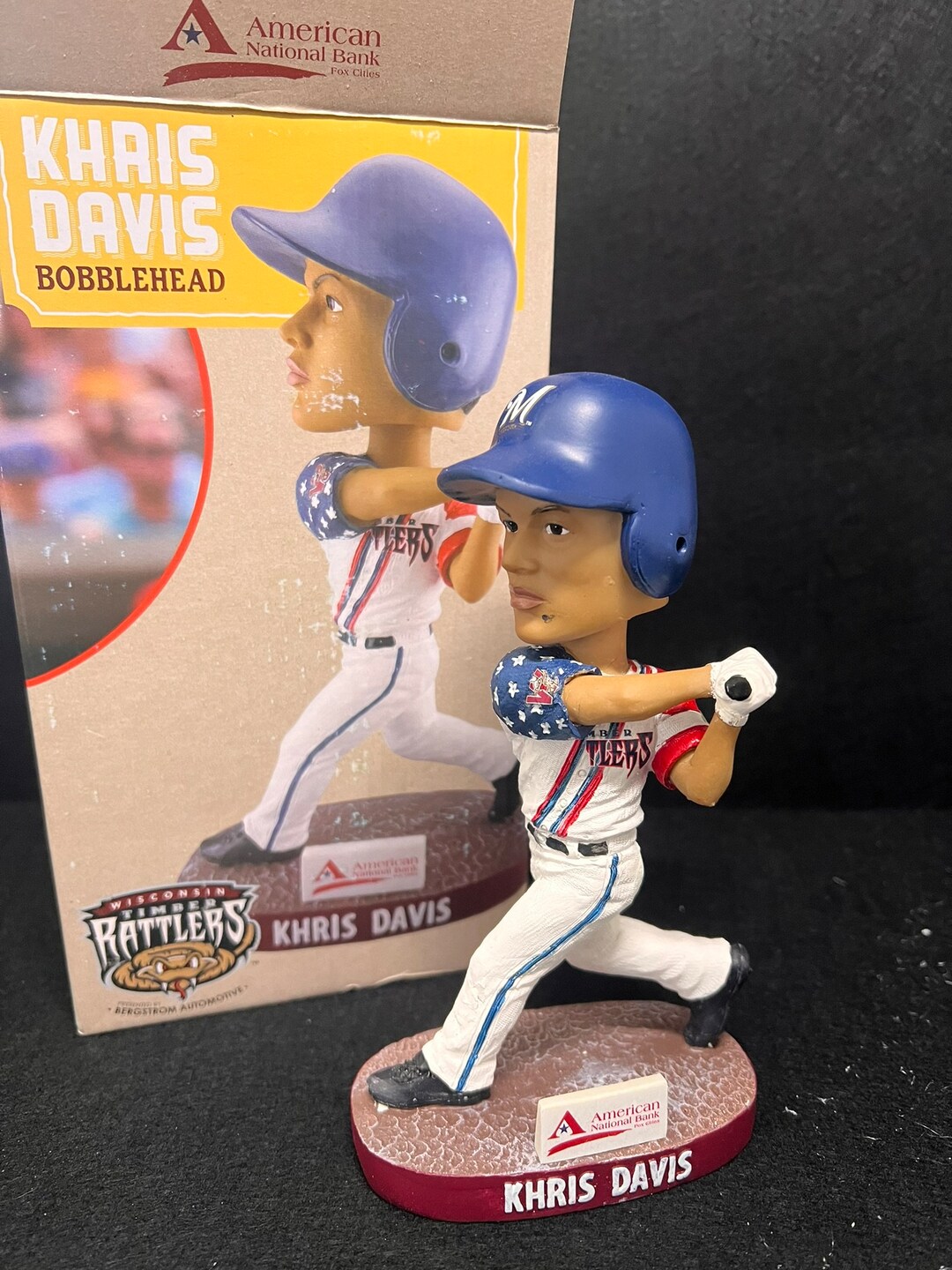 Khris Davis, Timber Rattlers, Brewers, Bobblehead NIB - Etsy