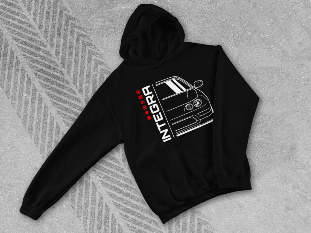 Front JDM Integra Unisex Hoodie // Type R Integra DC2 Gift for Car ...