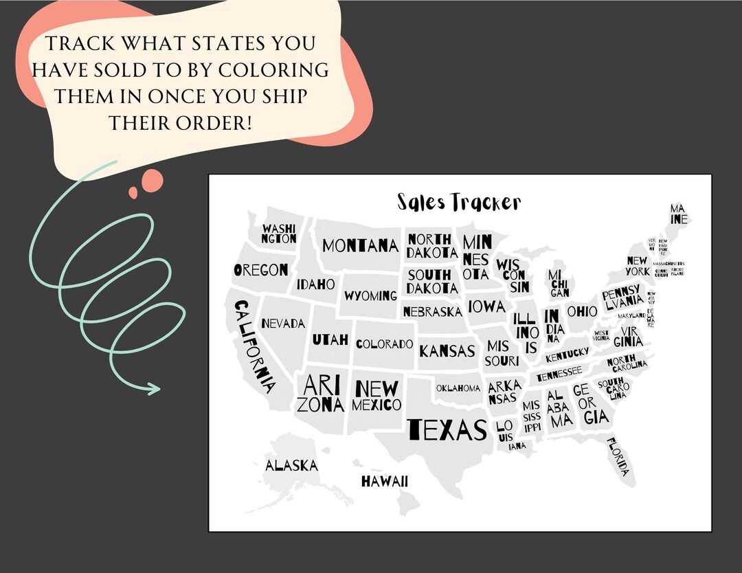 United States Map Digital Download, Printable Map of Us, US Map ...