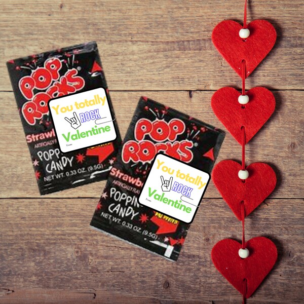 You Rock Valentines Printable - Etsy