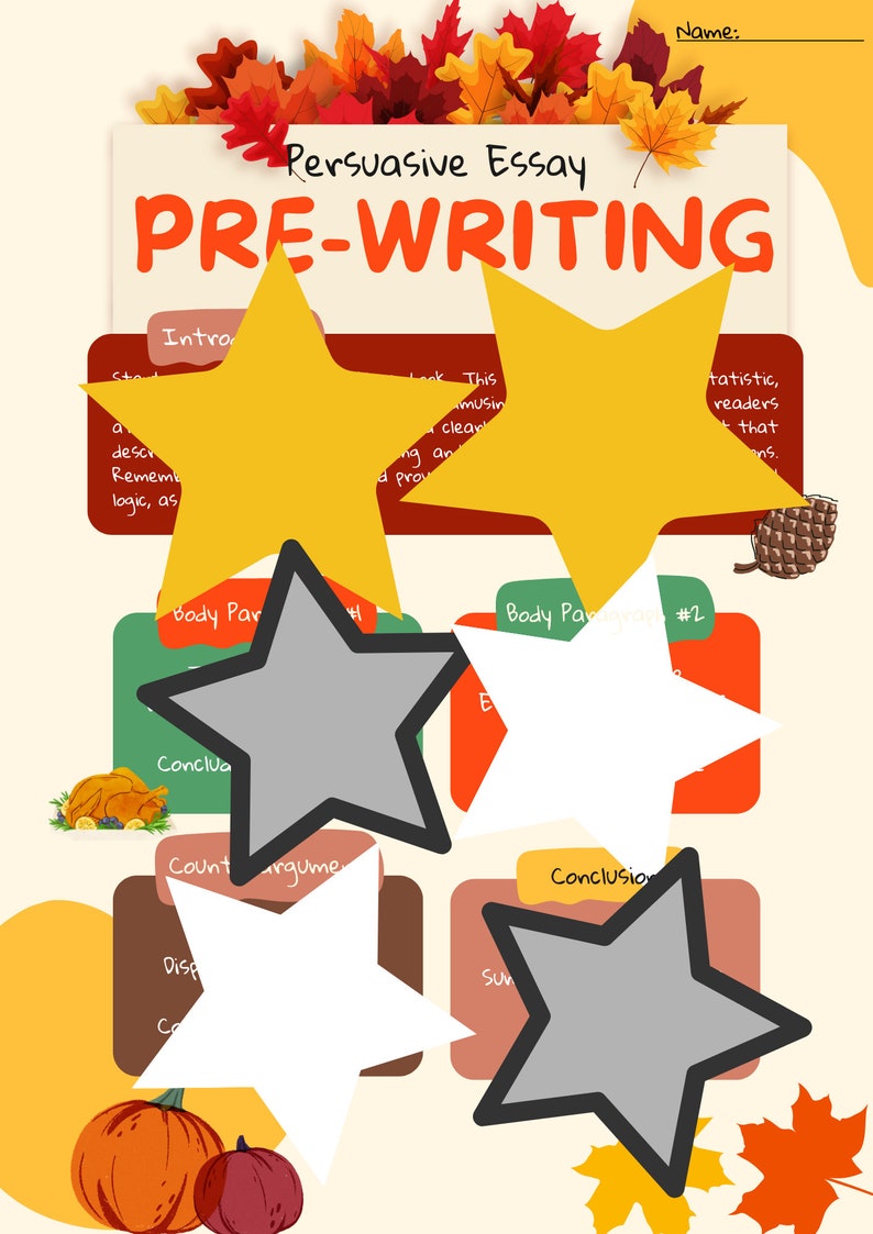 Persuasive Writing Planning Sheet - Etsy