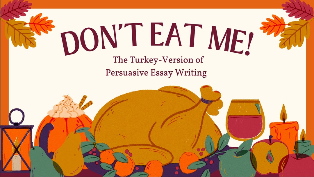 Thanksgiving Persuasive Writing Lesson Plan - Etsy