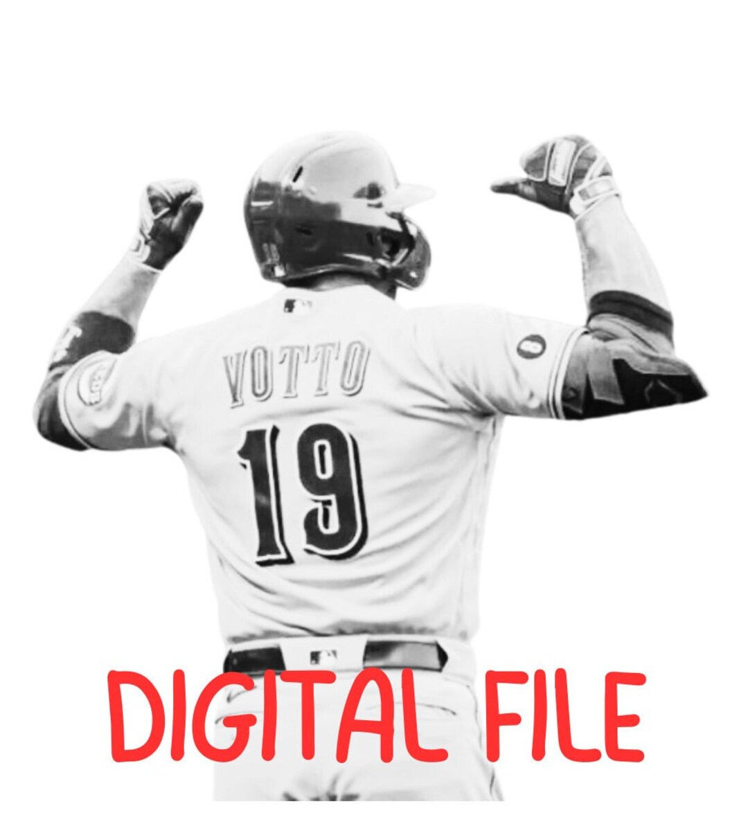 Joey Votto - - Reds - Cincinnati - Votto - Coffee - PNG File - Canva - Etsy
