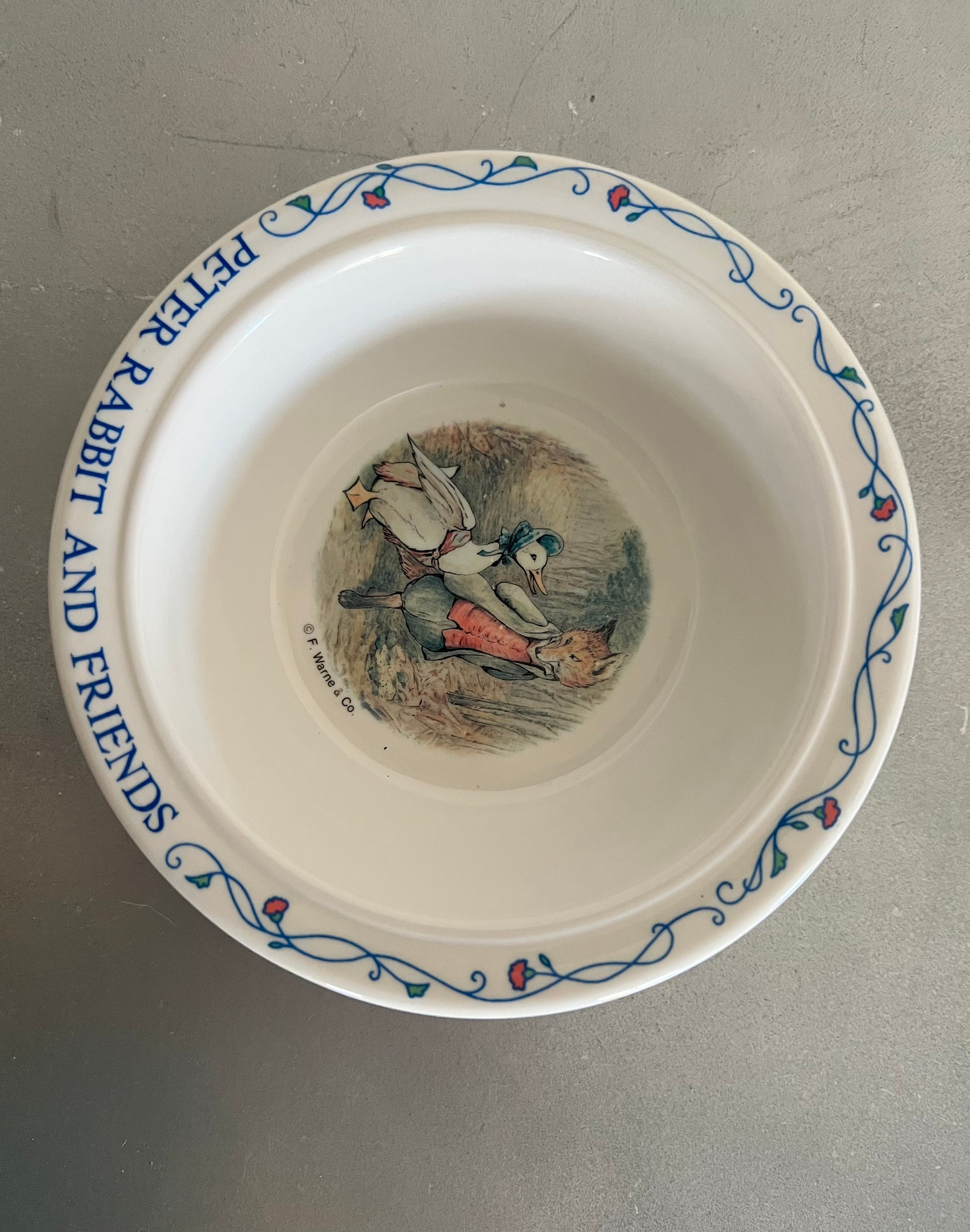 Peter Rabbit and Friends Childrens Bowls - Etsy