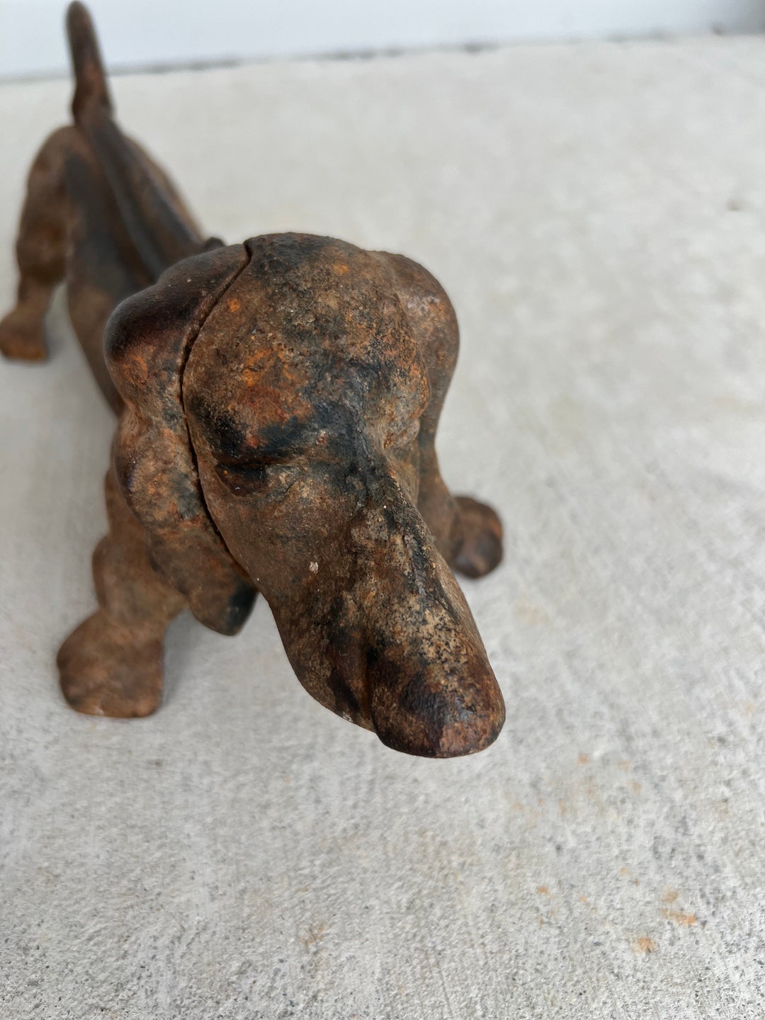 Cast Iron Antique Boot Scraper Dachshund Hound Dog - Etsy