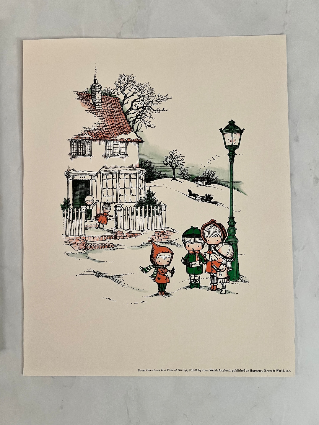 The Joan Walsh Anglund Sampler Prints 1960s 9 Prints - Etsy