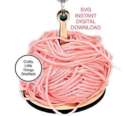 Svg Portable Yarn Holder Travel Wrist Hanging Cake Dispenser Gift ...