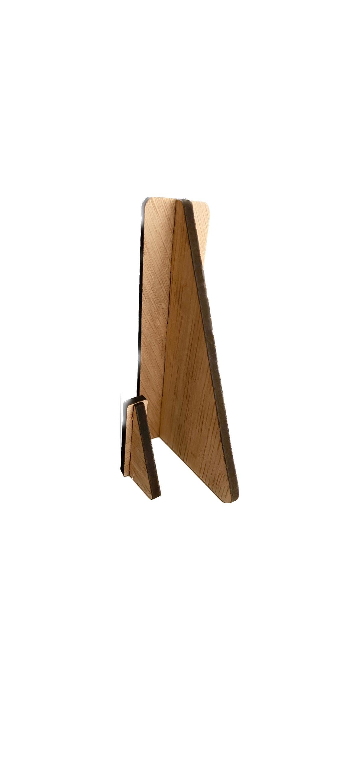 SVG Triangle Easel Stand Backs Picture Frame Display Files Laser ...