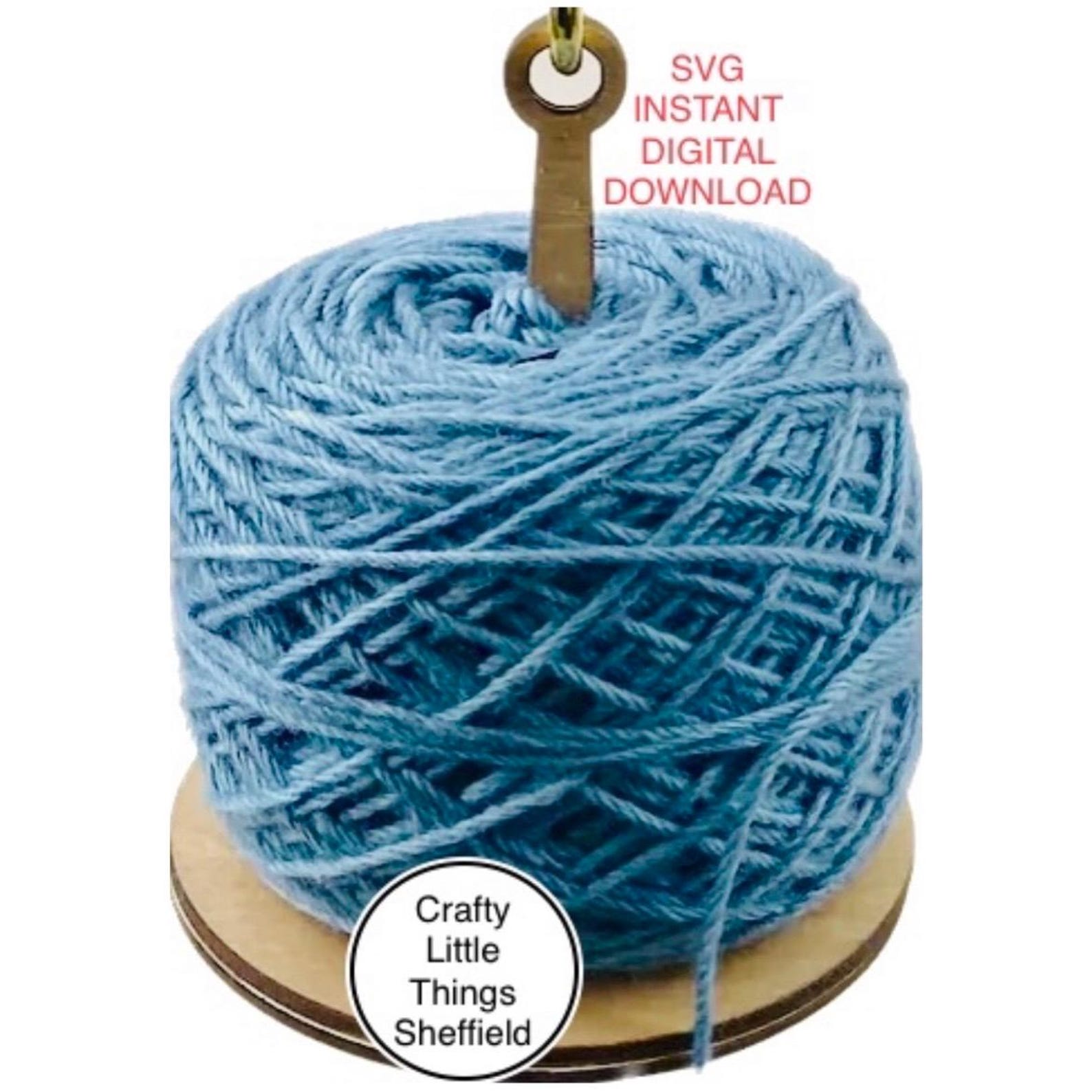 Svg Portable Yarn Holder Travel Wrist Hanging Cake Dispenser Gift ...