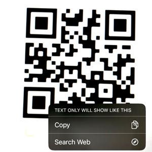 Any Wording Custom QR Code Download Your Text Website Small Business ...