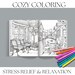 Digital Adult Coloring Book Procreate | Cozy Coloring Books for Adults ...