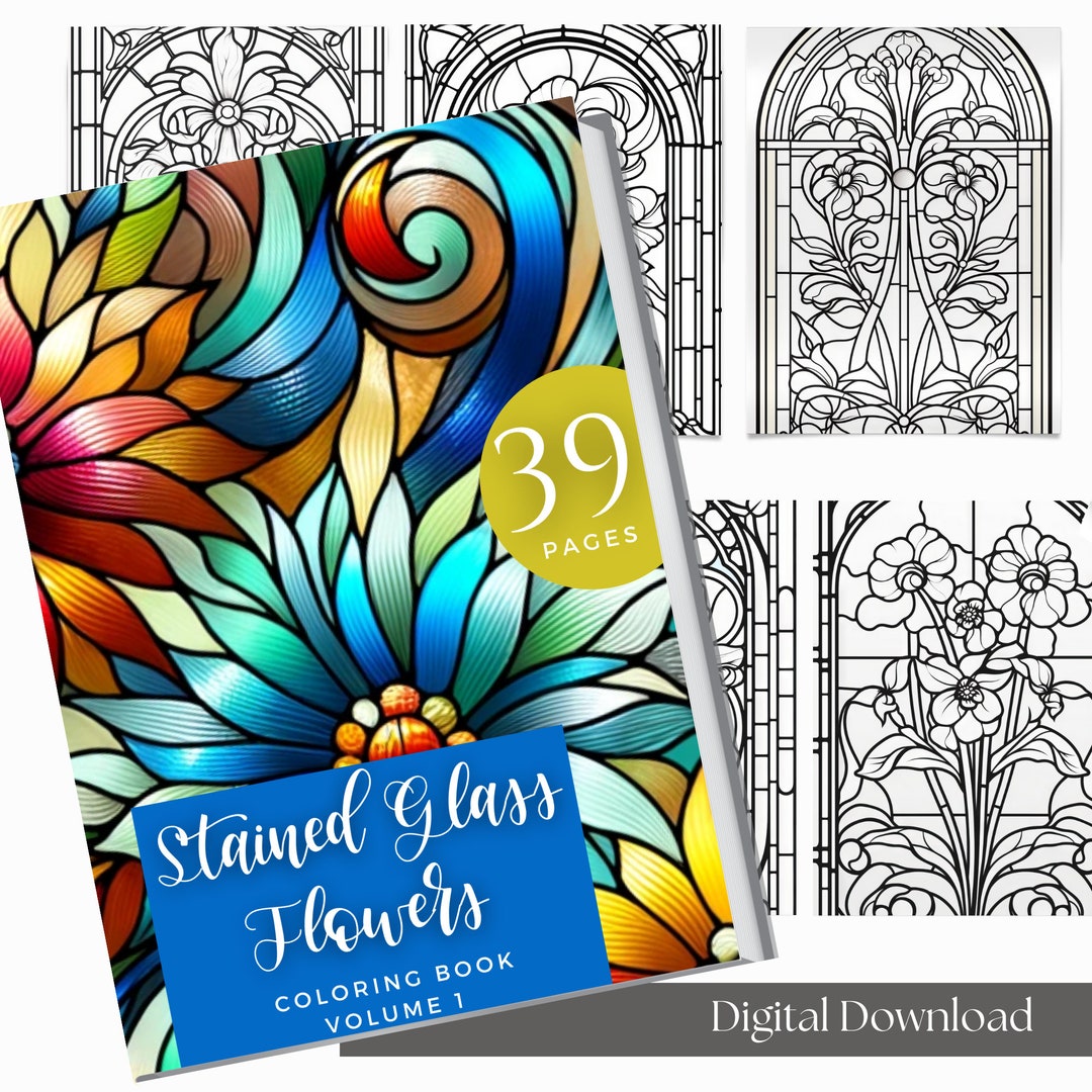 Digital Adult Coloring Book Procreate | Printable Pdf | Coloring Book ...