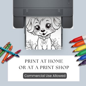 Animal Coloring Book | Printable Pdf | Digital Download | Grayscale ...