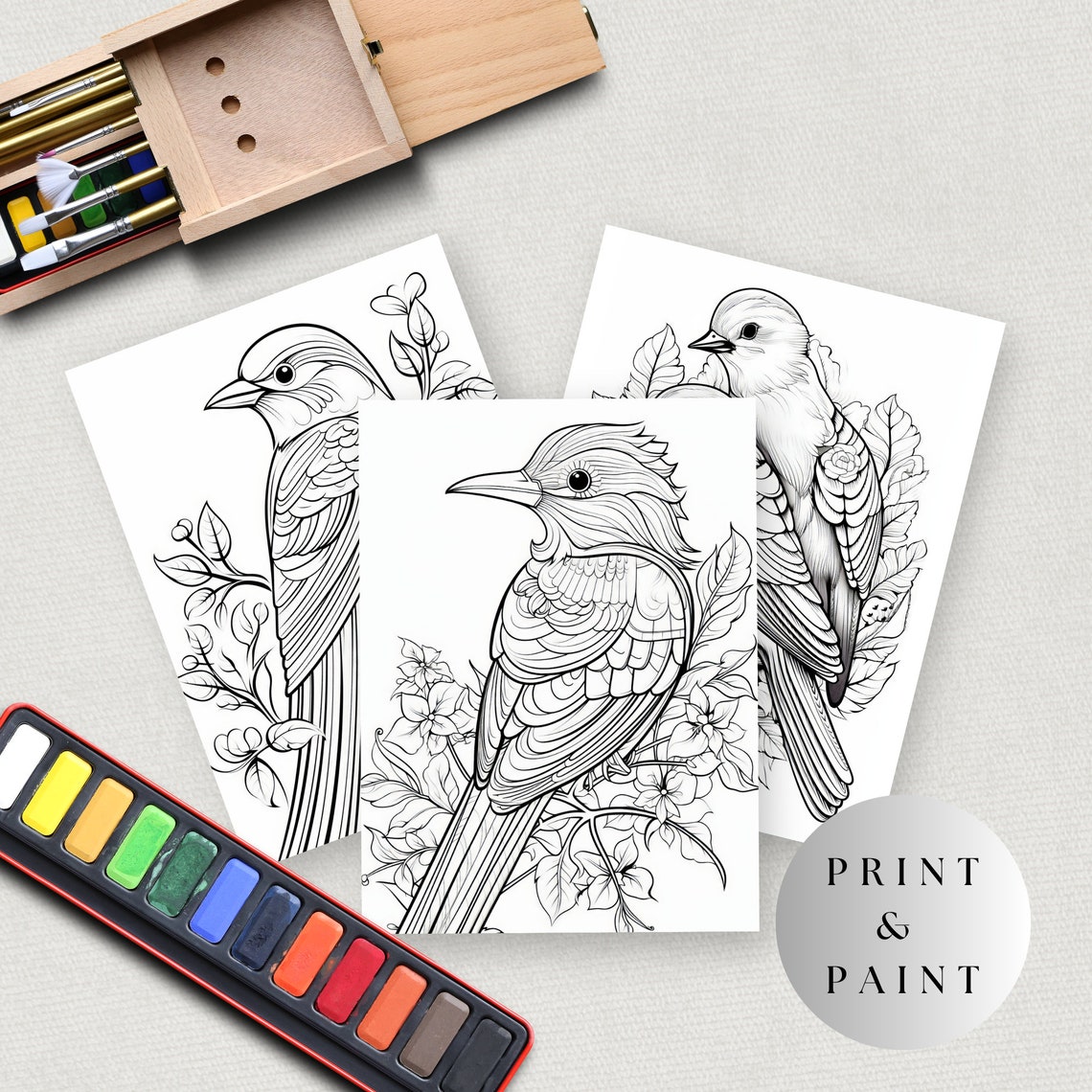 Printable Mindfulness Coloring Book for Procreate Adult Coloring Book ...