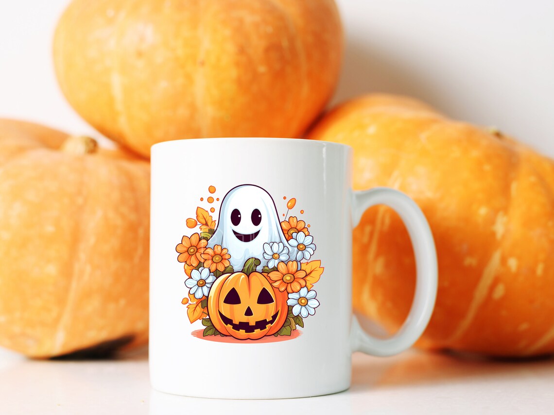 Ghost Floral Png Floral Ghost Png Boho Wildflower Ghost Png Boo Png ...