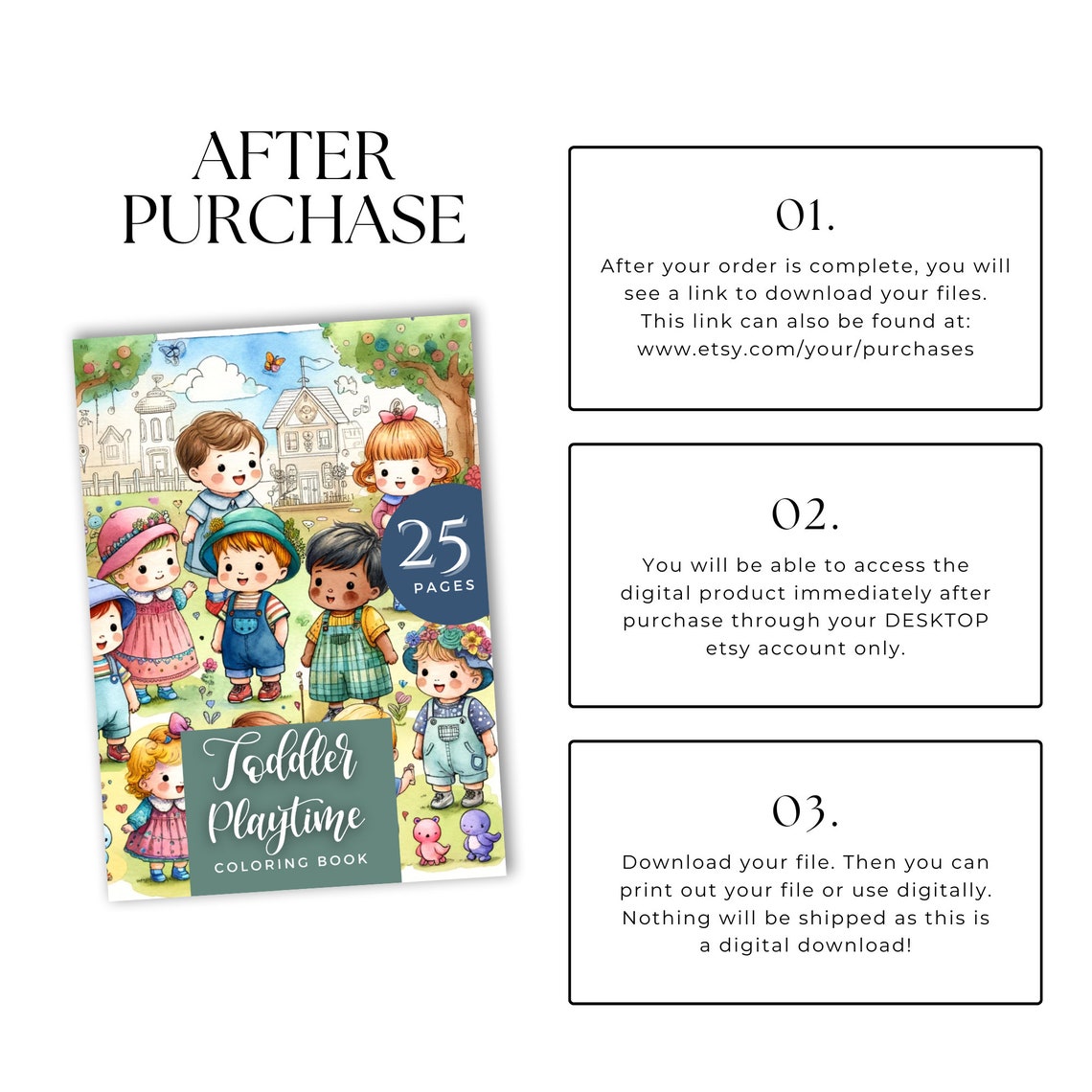 Printable Coloring Book Procreate Coloring Pages for Kids Toddlers ...