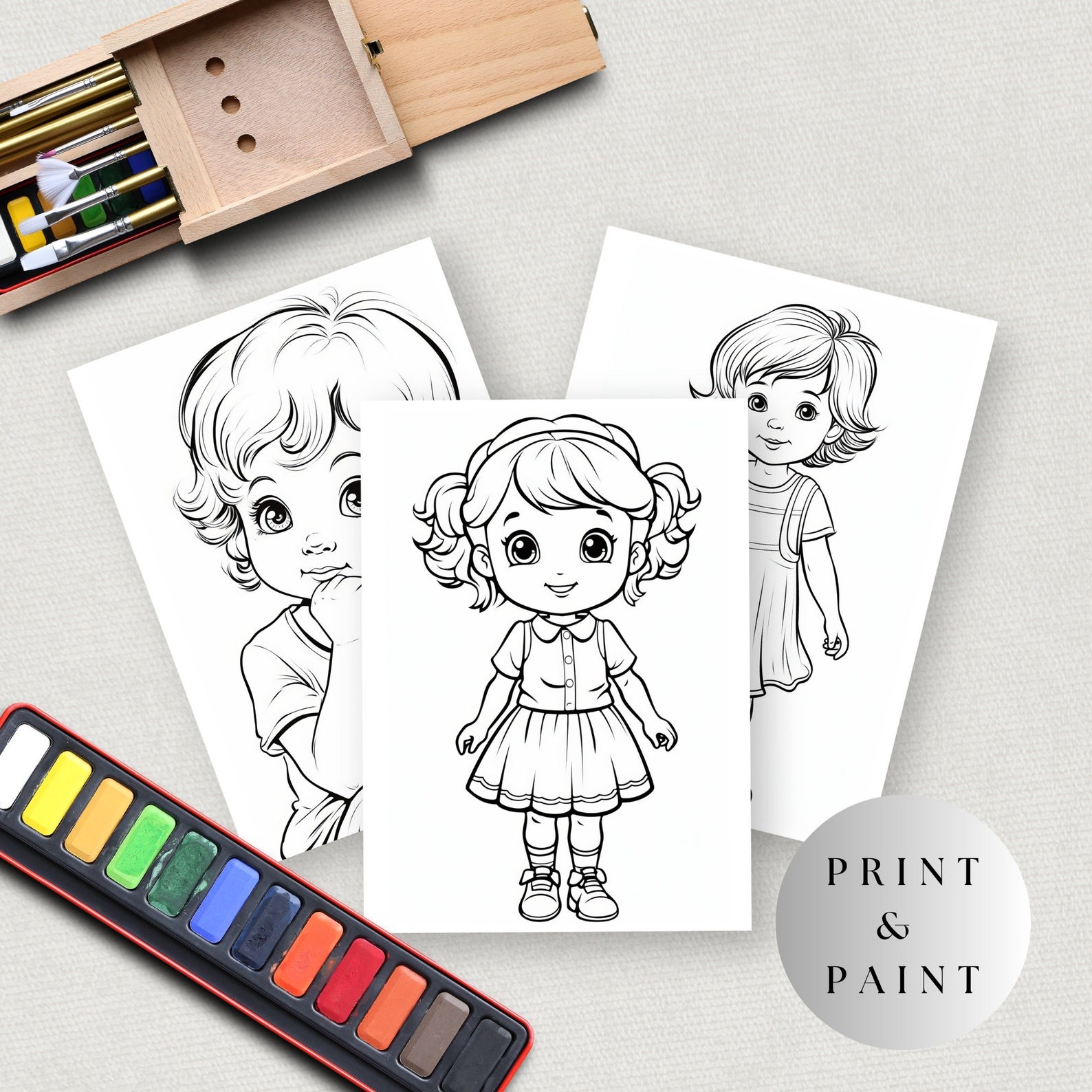 Printable Coloring Book Procreate Coloring Pages for Kids Toddlers ...