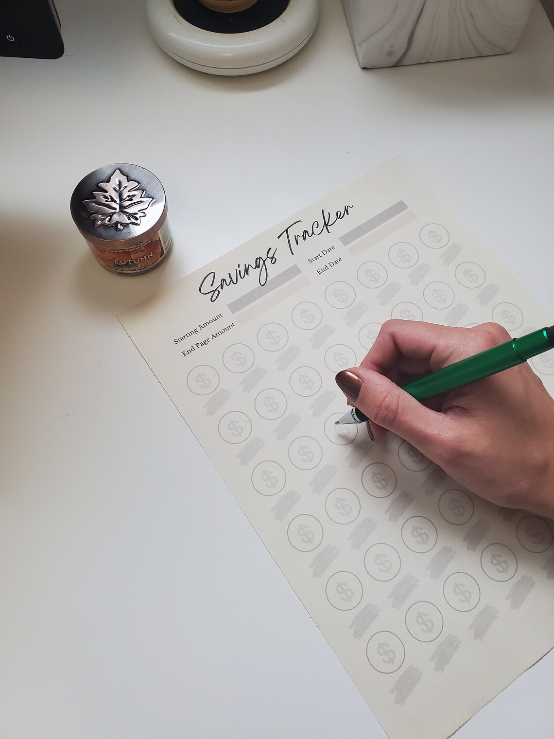 Savings/money Tracker Template | Daily Habit Planner | Productivity ...