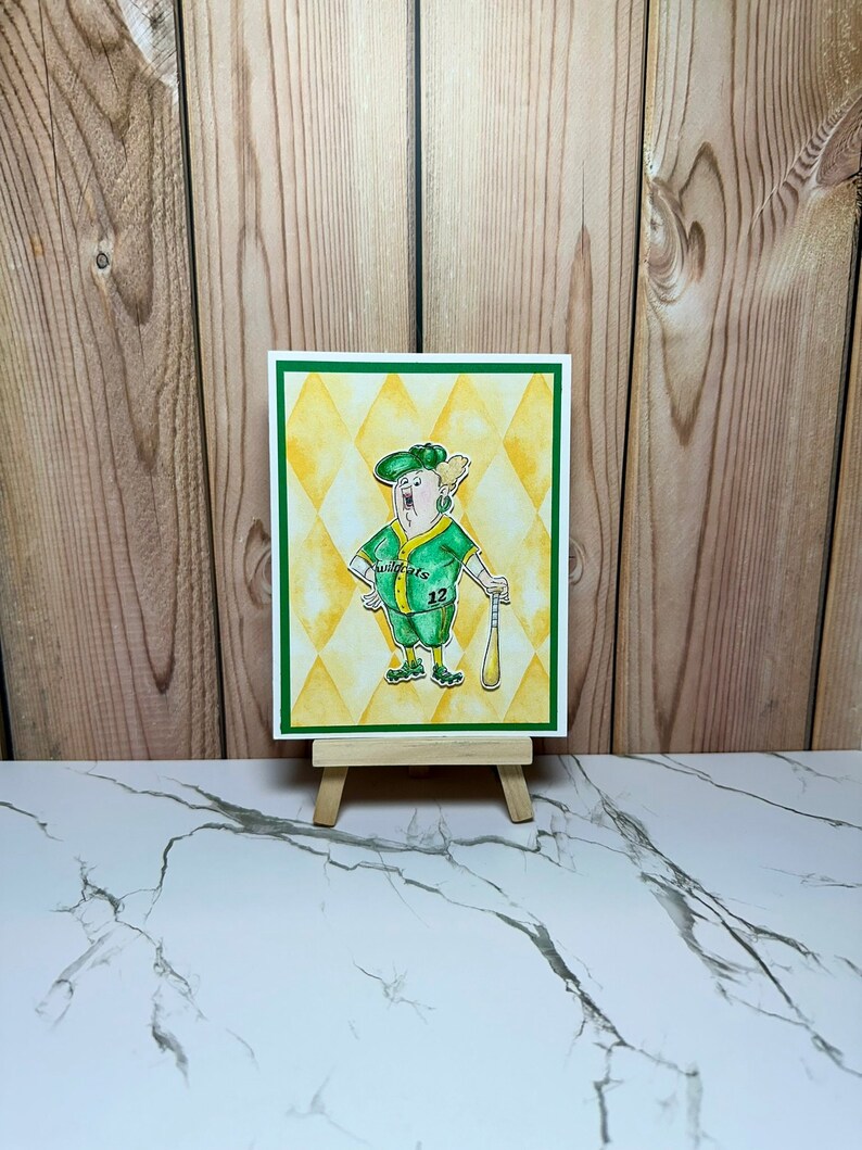 Funny Baseball Get Well Soon Handmade Card – Sports Humor Joke Greeting ...