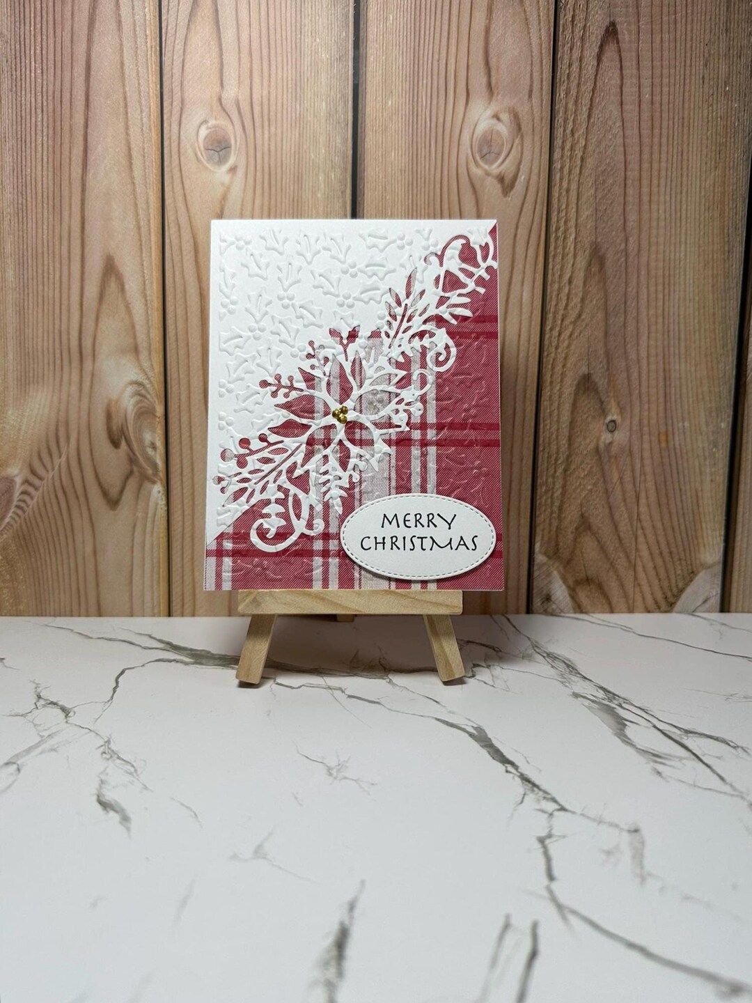 Merry Christmas Handmade Card - Etsy