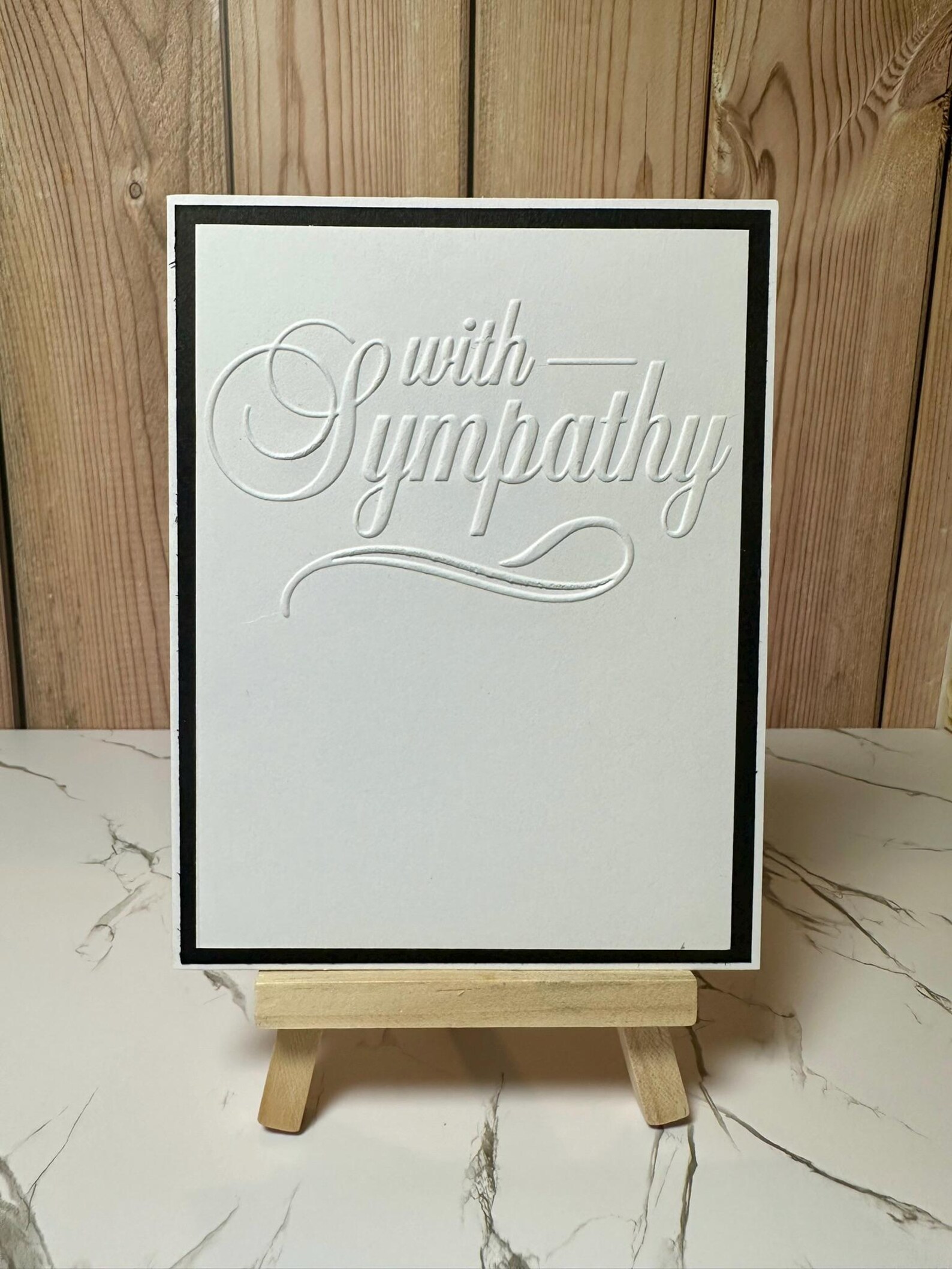 Handmade Sympathy Card – Thoughtful Condolence Card – Blank Inside - Etsy