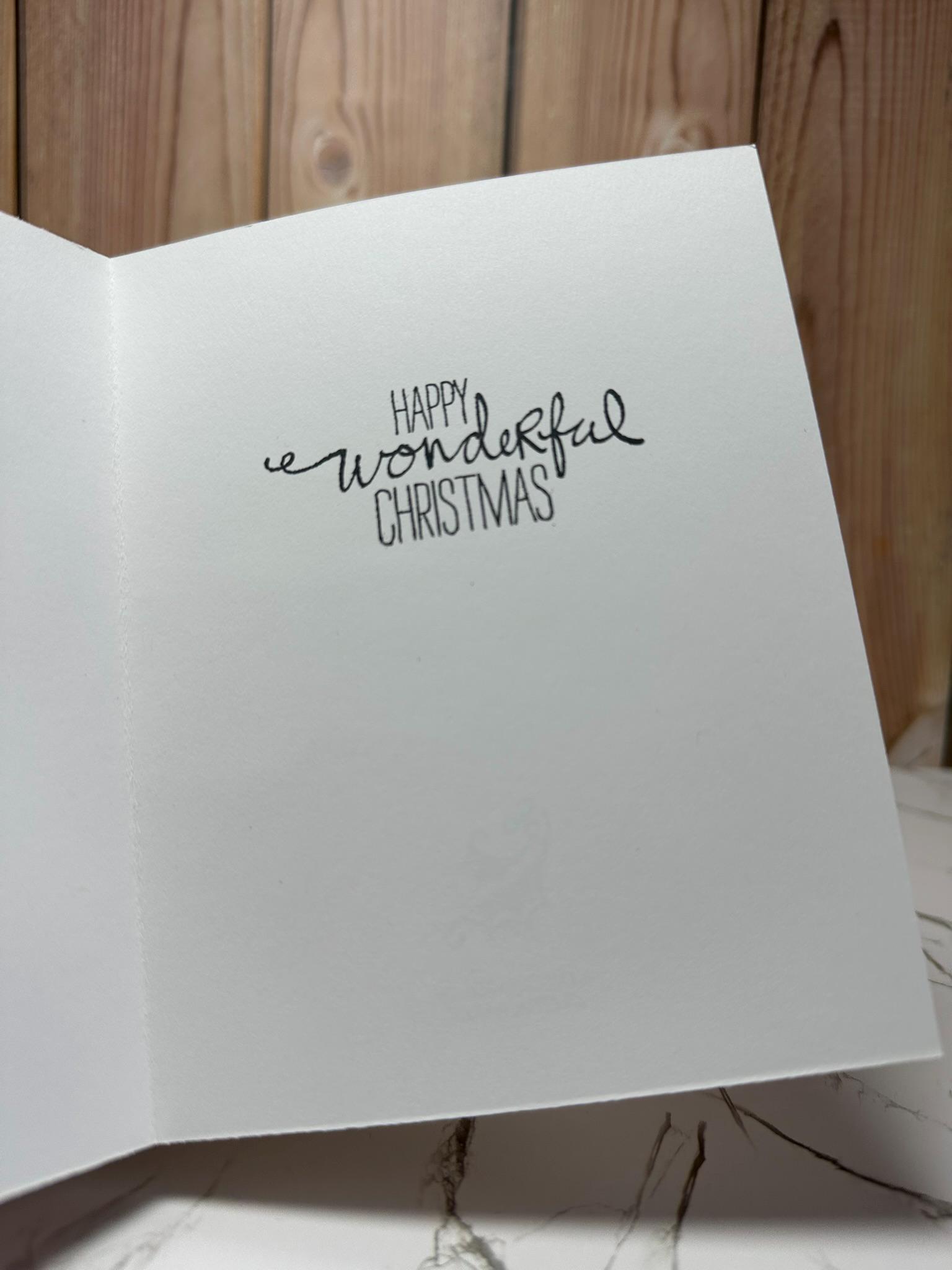 Merry Christmas Handmade Card - Etsy