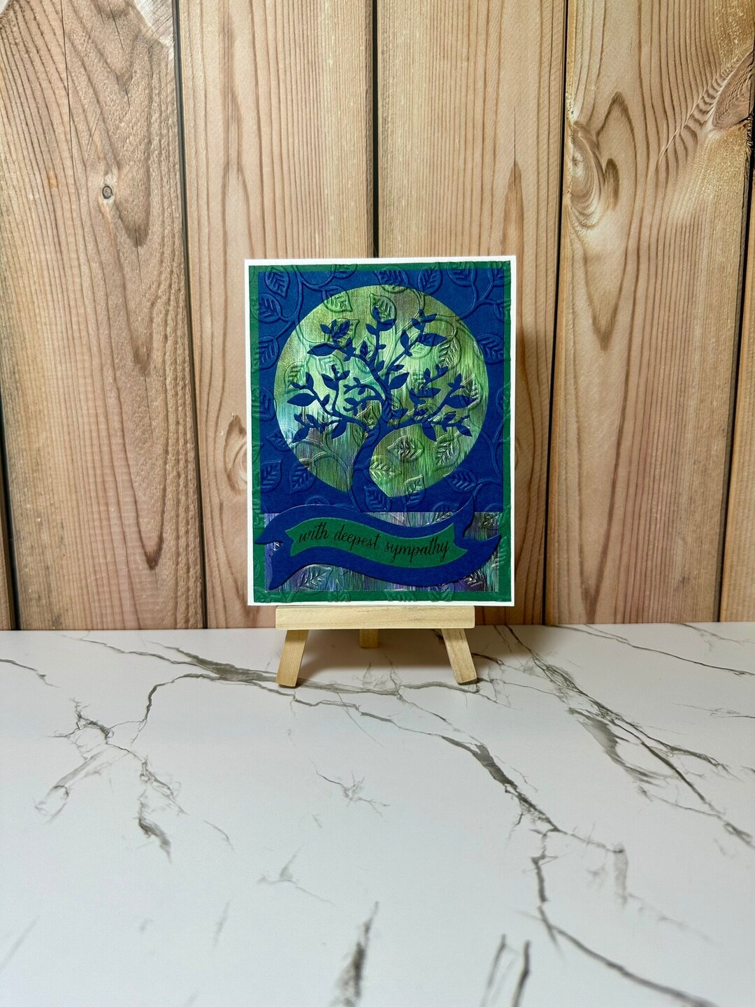 Handmade Tree of Life Sympathy Card | Heartfelt Prayers - Etsy