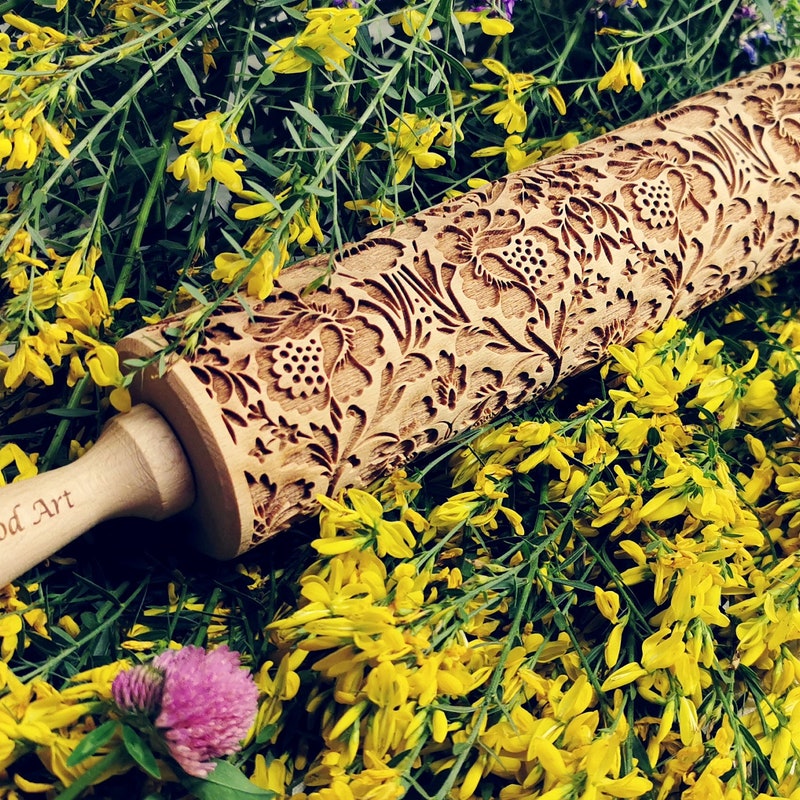 Flower Rolling Pin - Etsy