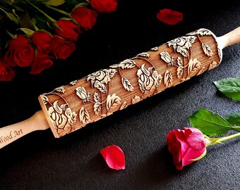 ANCHORS Embossing Wooden Rolling Pin, Laser Deep Engraved HQ - Etsy