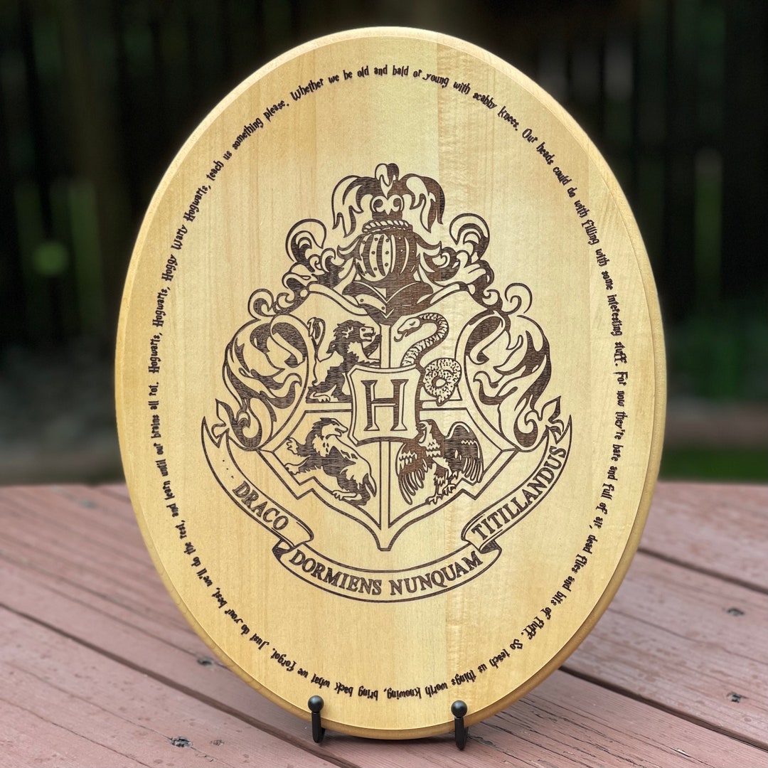 HP Wizard School Crest Sign - Etsy