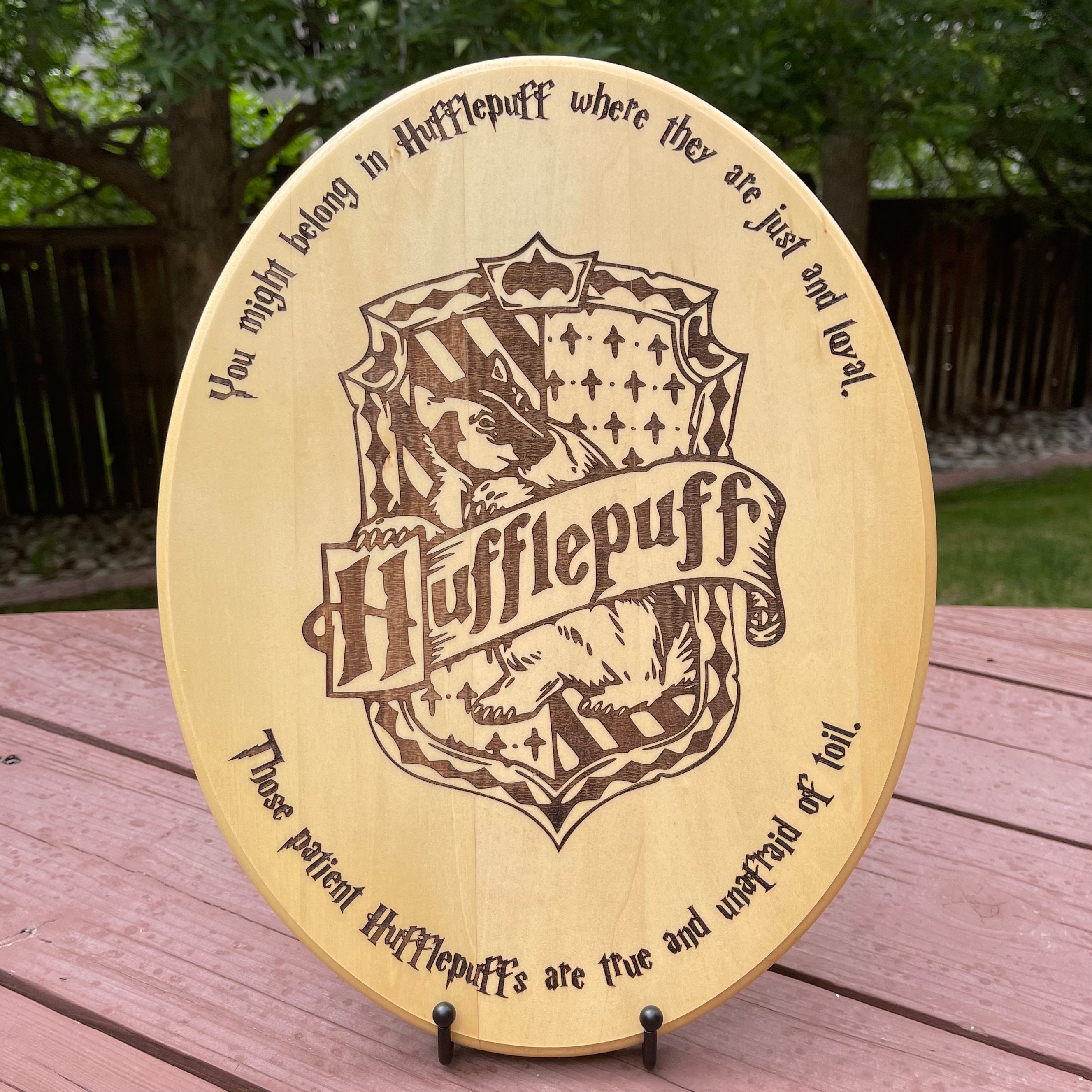 HP Wizard School Crest Sign - Etsy