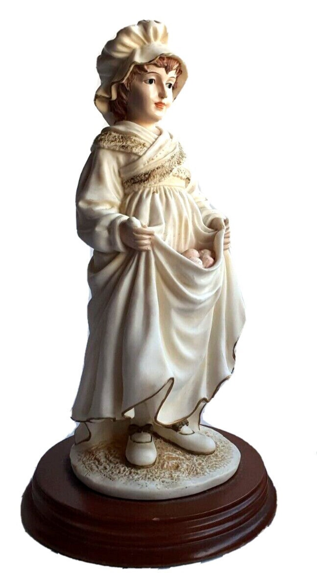 Vintage 1988 the Leonardo Collection GATHERING FRUITS Girl - Etsy