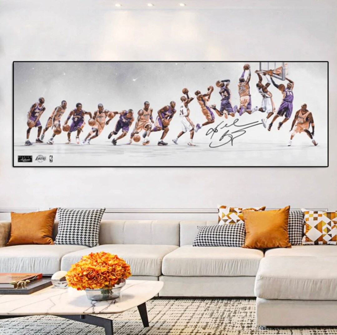 Kobe Bryant Evolution Framable Wall Art, GOAT Sports Poster, Mamba ...