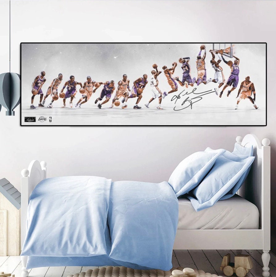 Kobe Bryant Evolution Framable Wall Art, GOAT Sports Poster, Mamba ...