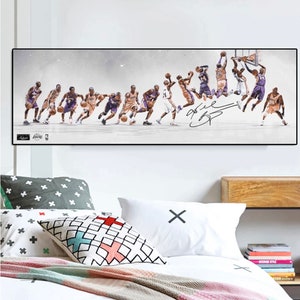 Kobe Bryant Evolution Framable Wall Art, GOAT Sports Poster, Mamba ...