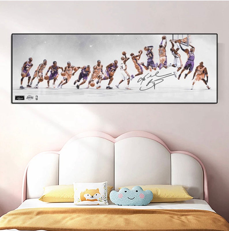 Kobe Bryant Evolution Framable Wall Art, GOAT Sports Poster, Mamba ...