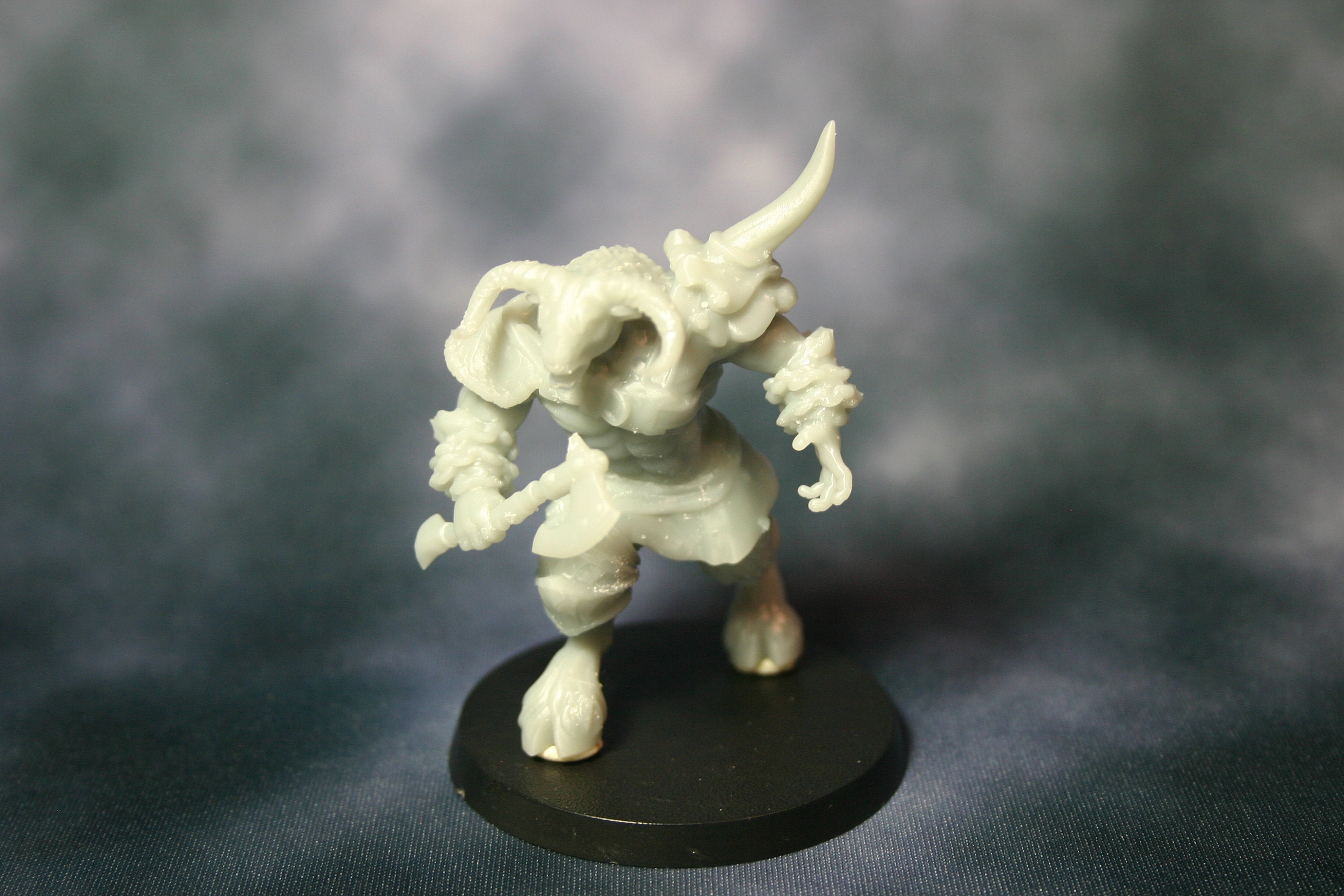 Minotaur Miniature 3D Printed Unpainted - Etsy