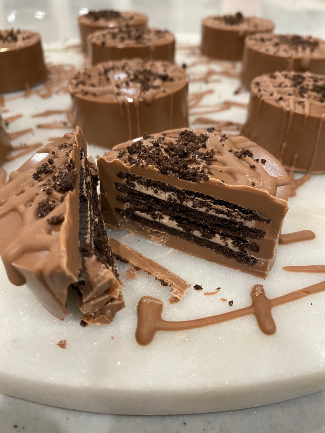 Decadent Espresso Dipped Oreo Cookies: Half Dozen White Chocolate or ...