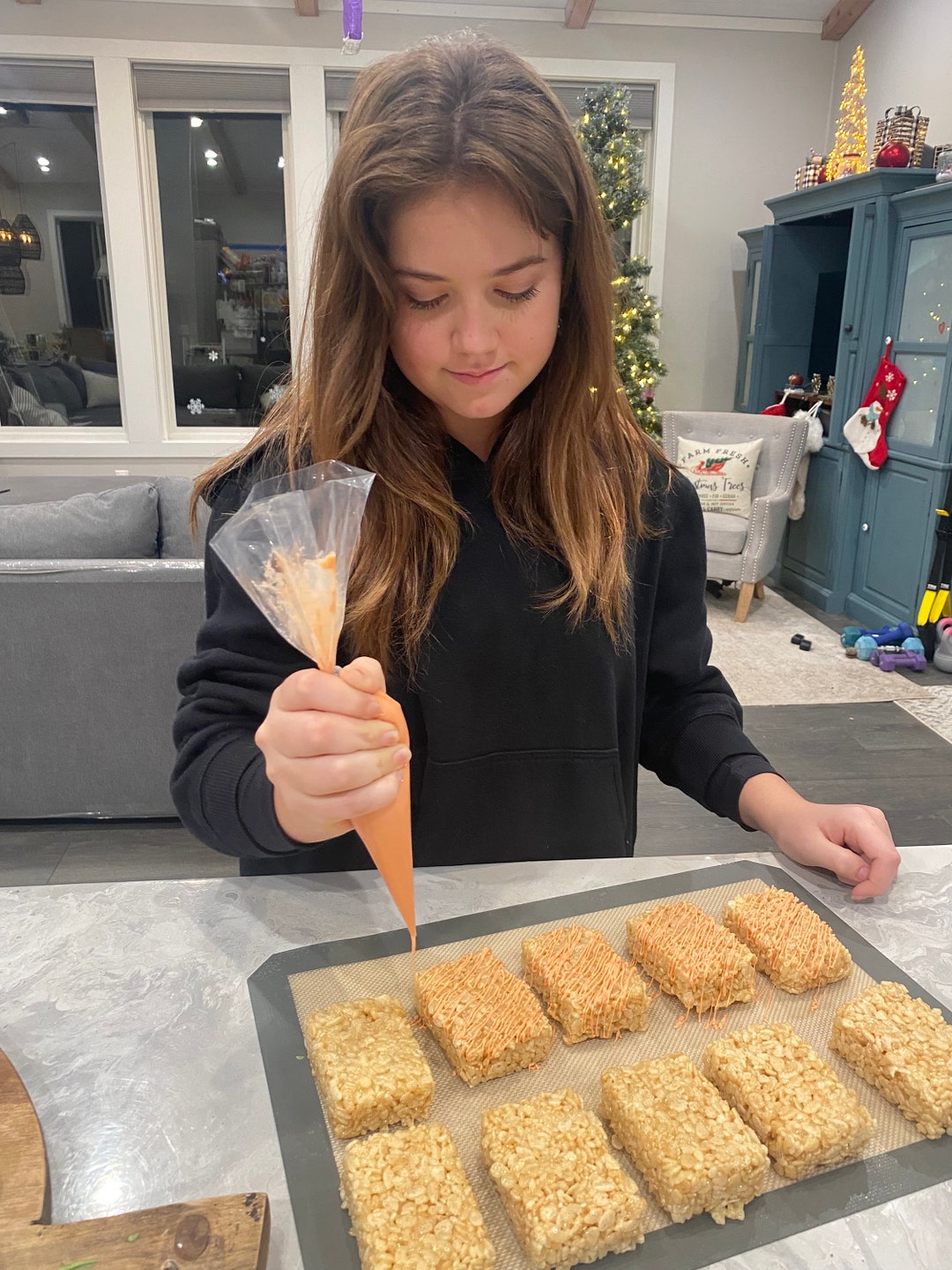 Custom Decorated Rice Crispy Assortment, Thanksgiving Themed, White and ...