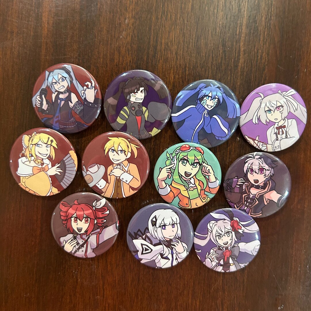 Vocal Synth Button Pins - Etsy