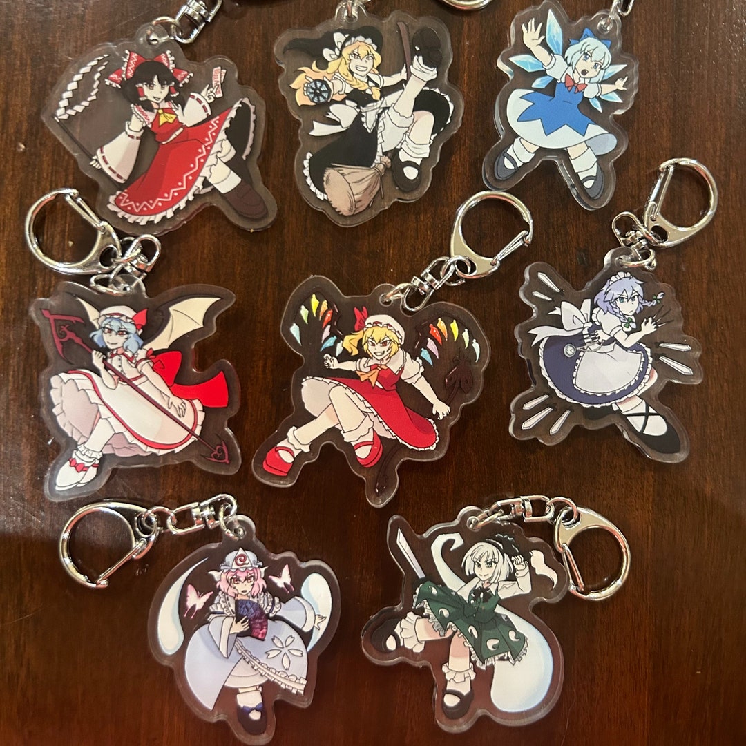 Touhou Project Double Sided Keychains - Etsy