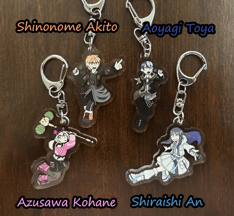 Project Sekai / Vocaloid Double Sided Keychains - Etsy Canada