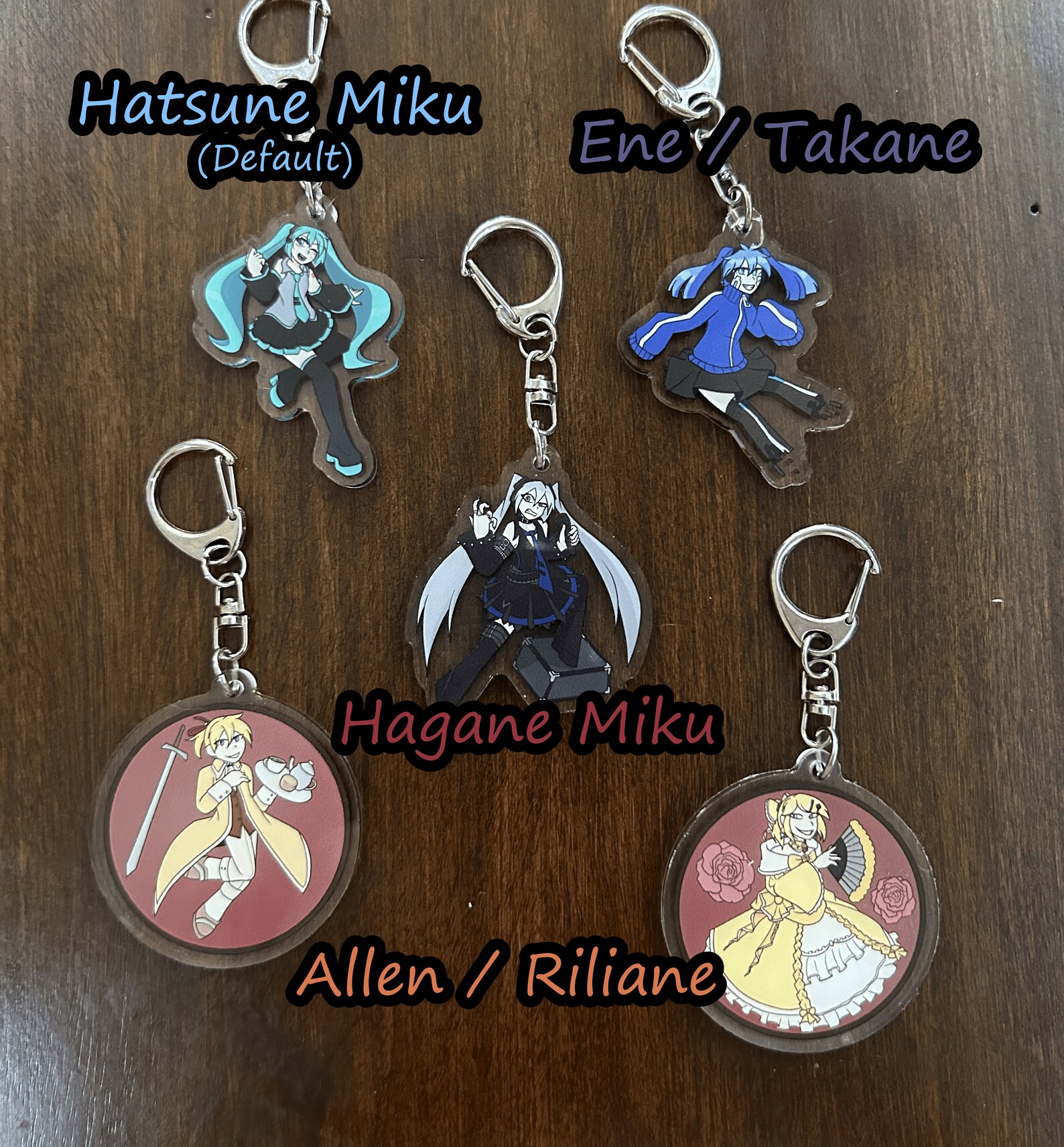 Project Sekai / Vocaloid Double Sided Keychains - Etsy