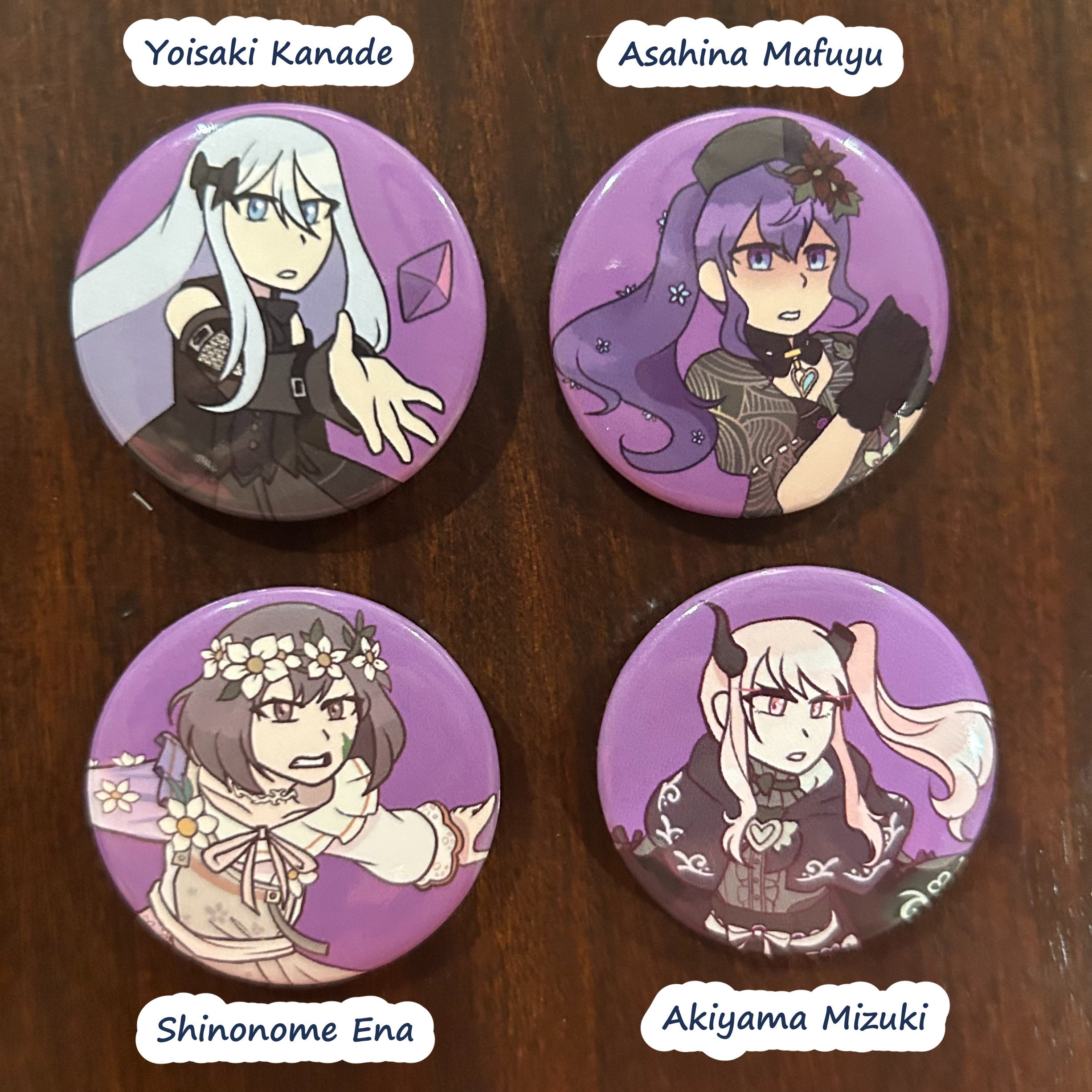 Project Sekai Button Pins - Etsy