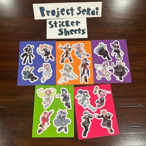 Project Sekai Sticker Sheets - Etsy