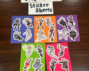 Project Sekai PJSK Band Assorted Sticker Pack high Quality, Scratch and ...