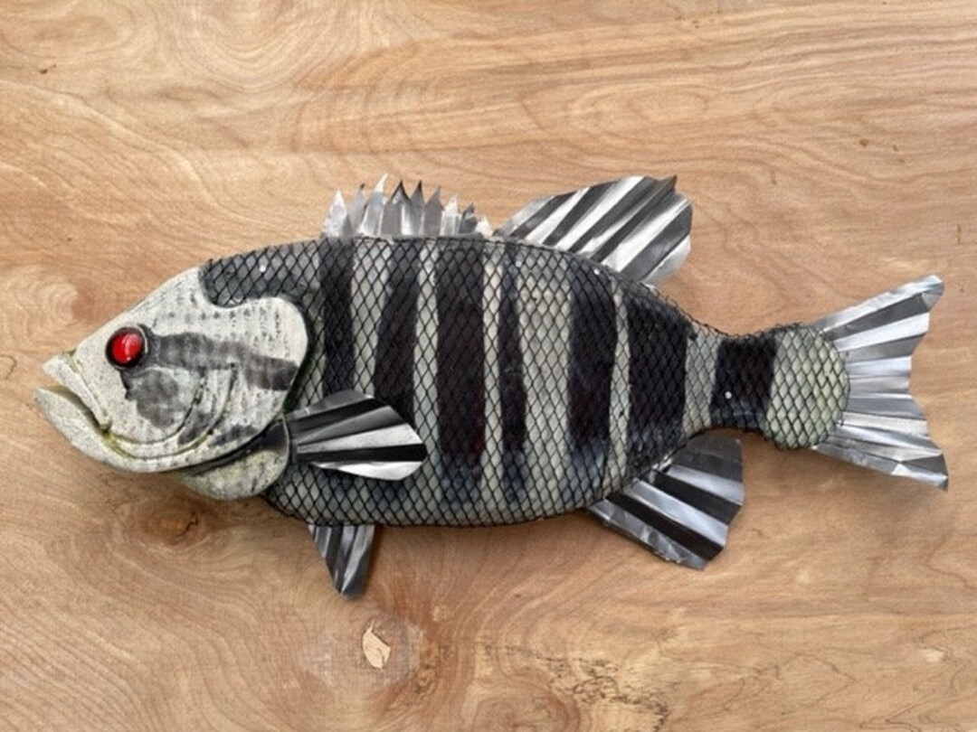 Large Mouth Bass,fish Wall Art, Fish Carving, Wooden Fish, Painted Fish ...