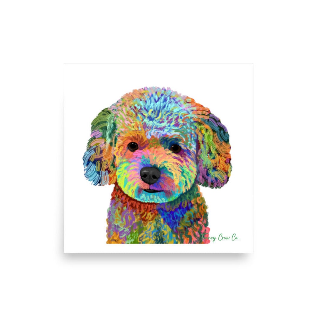 Maltipoo Print - Etsy
